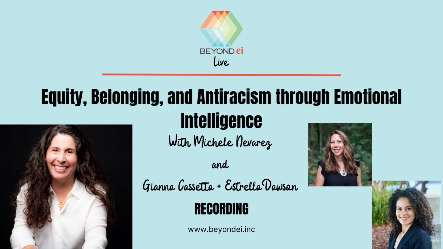 Equity, Belonging, and Antiracism through Emotional Intelligence - Beyond EI